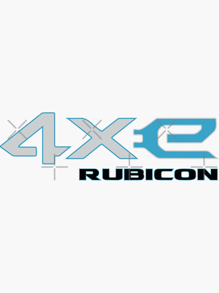 "4xe RUBICON" Sticker for Sale by iiLivinia | Redbubble