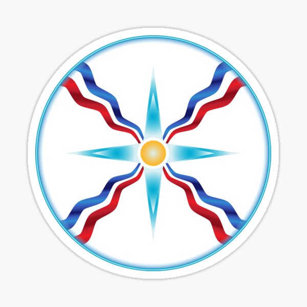"Assyria Star" Sticker for Sale by YousifAziz | Redbubble