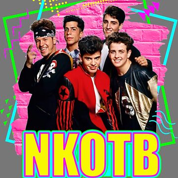 "NKOTB Music Vintage New And Kids Gif For Fan" Sticker for Sale by ...
