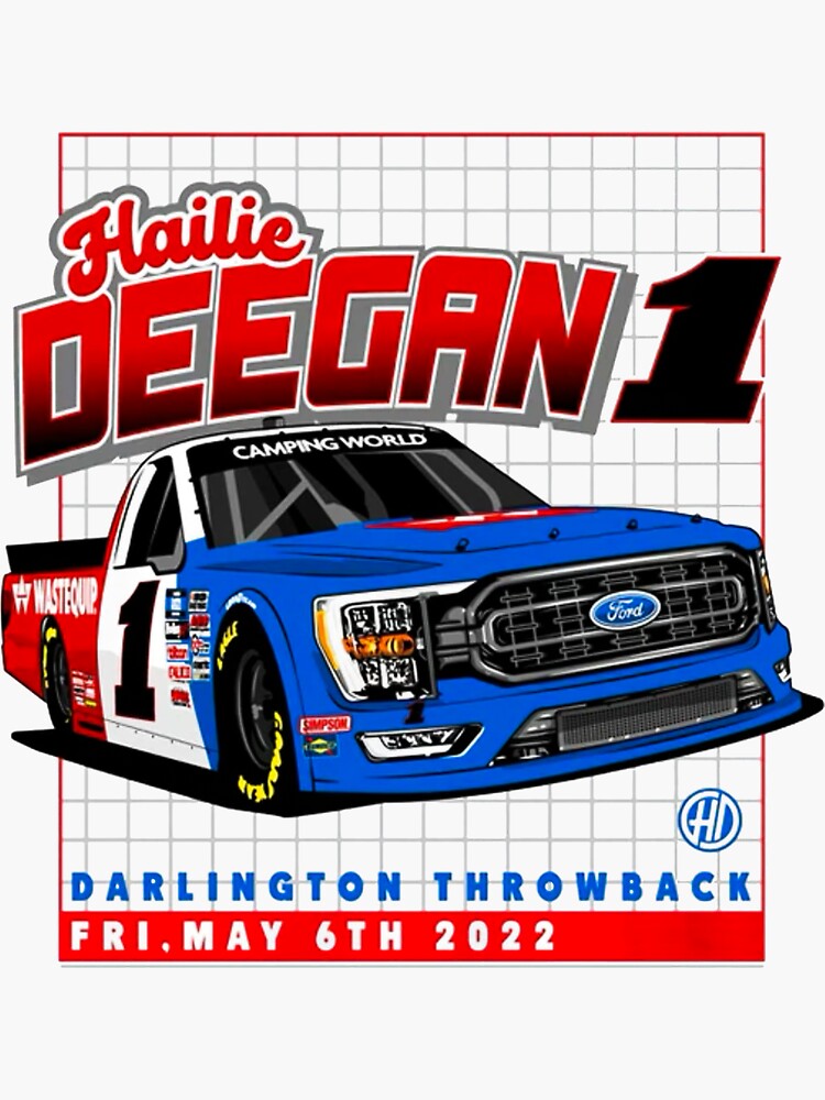 "Hailie Deegan Merch" Sticker for Sale by WilliamRolland | Redbubble