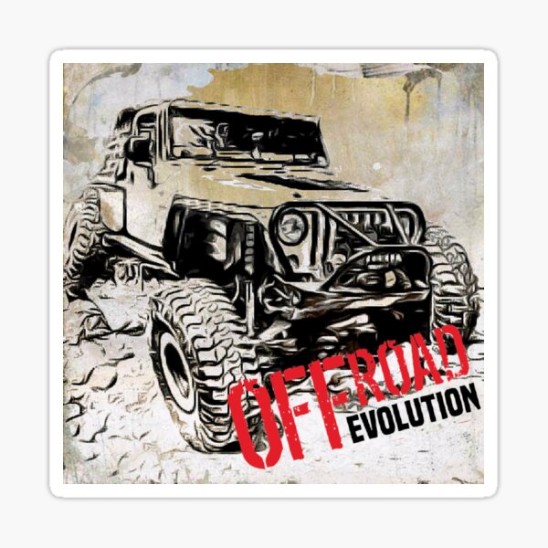 "Off Road Evolution" Sticker for Sale by MITOTVStore | Redbubble