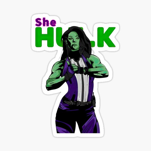 "2022 She-Hulk" Sticker for Sale by PaulaBland | Redbubble