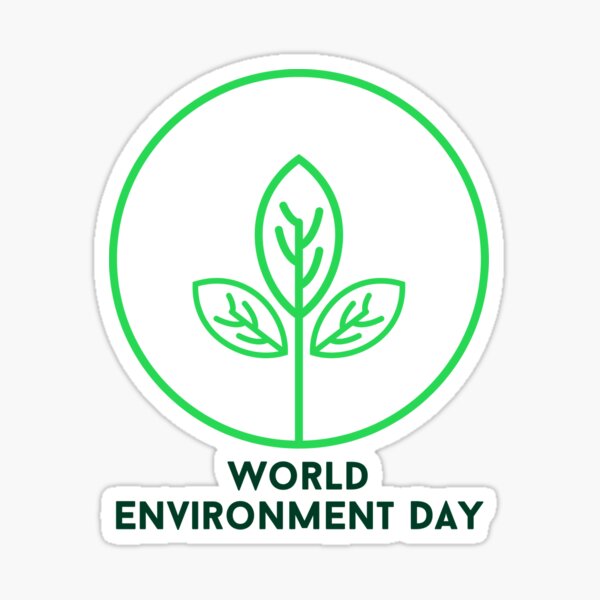"World Environment Day" Sticker for Sale by mpatel964 | Redbubble