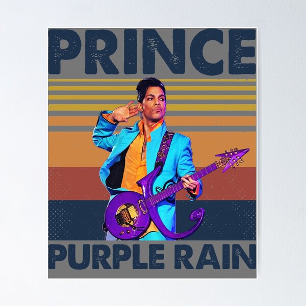 "Retro Vintage Prince Purple Rain" Poster for Sale by SeanPhillip ...
