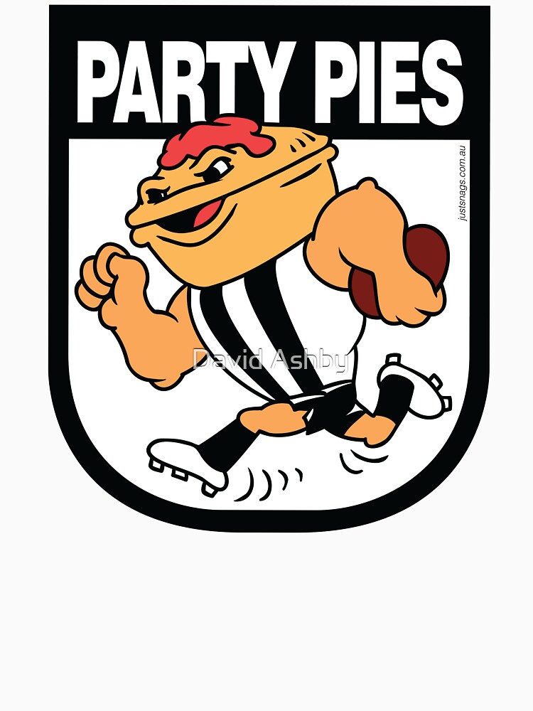 "AFL BBQ Series - Collingwood Party Pies" Essential T-Shirt for Sale by ...