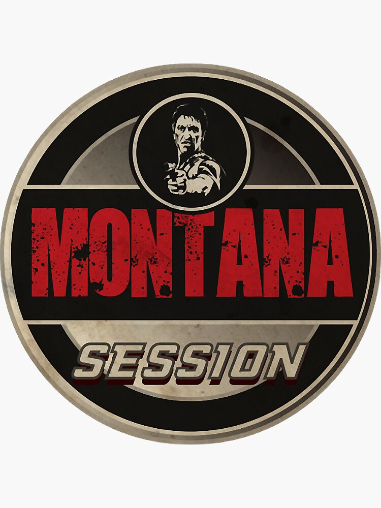 "Montana Session" Sticker by Aiensem16 | Redbubble