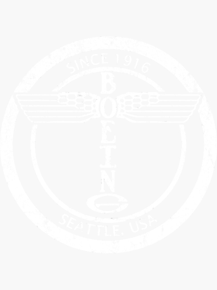 "Boeing " Sticker for Sale by Aiensem16 | Redbubble