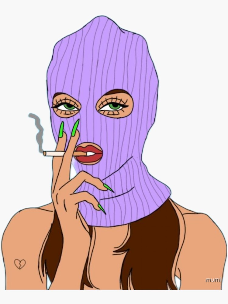 "Women smoke " Sticker for Sale by muml | Redbubble