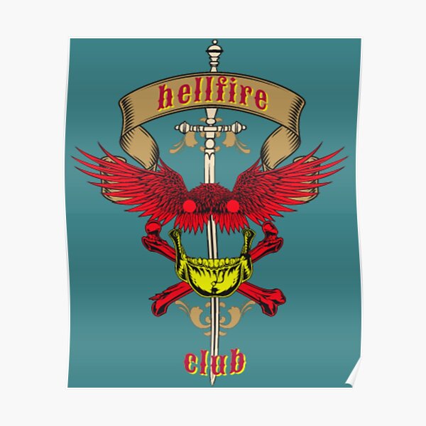 "hellfire club " Poster for Sale by BryantDoroArt | Redbubble