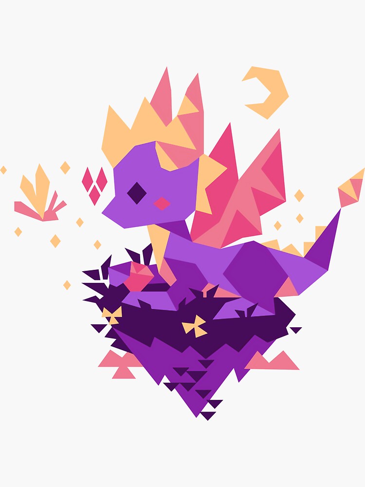 "Tiny Spyro Bc2" Sticker for Sale by JosephWalstonr | Redbubble