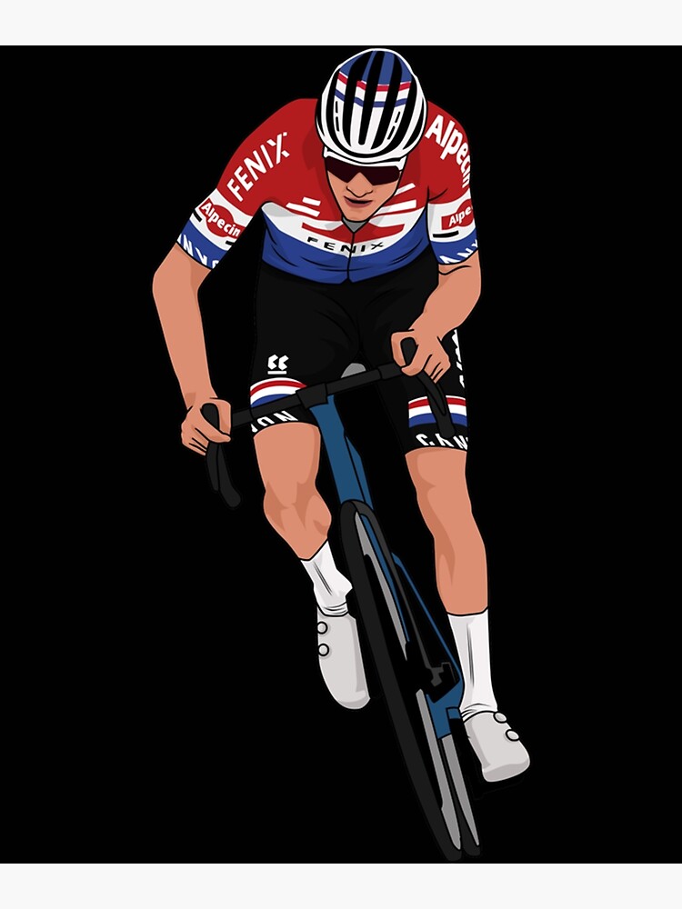 "Mathieu van der Poel - MVDP" Poster von MsMandu | Redbubble