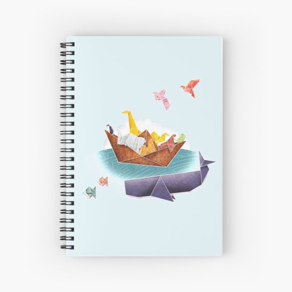 "Origami Ark" Spiral Notebook by pixelvision | Redbubble