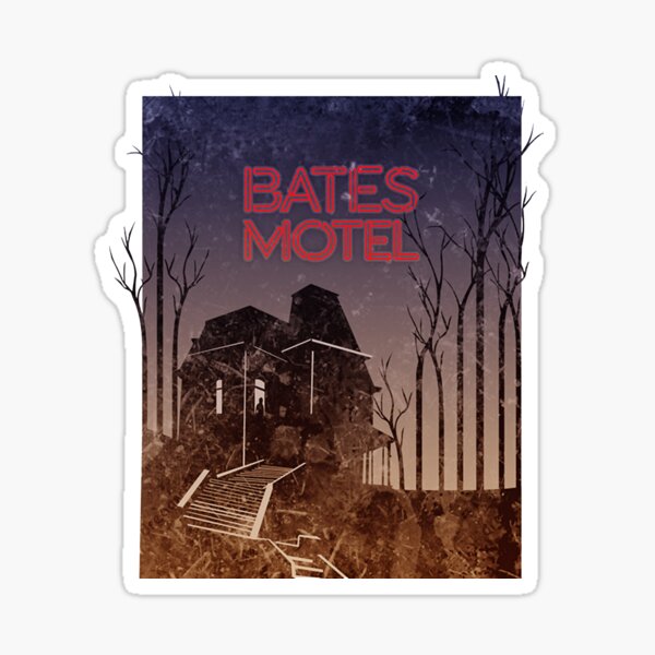 "Bates Motel" Sticker by jannaque | Redbubble