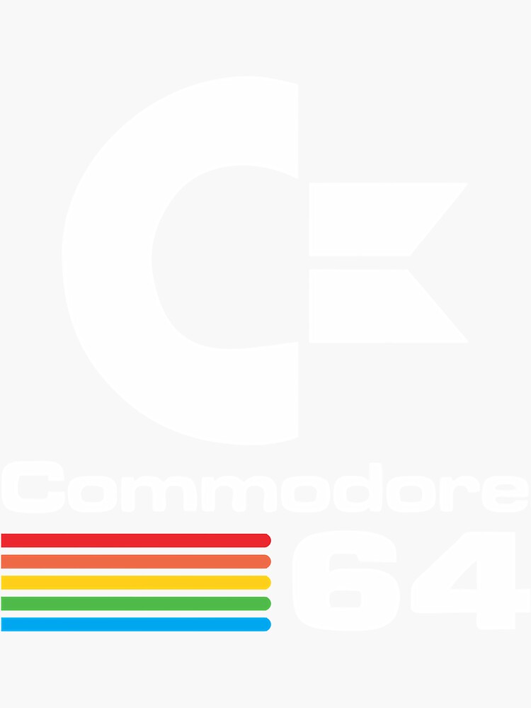 "Commodore-64 logo" Sticker for Sale by GrasielaJame | Redbubble