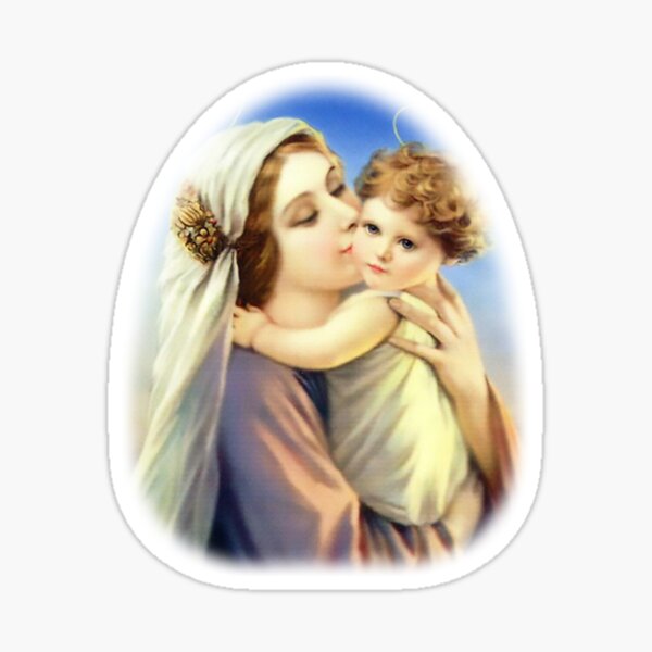 "Mary Our Lady of Perpetual Help Mother of God. Virgin Mary" Sticker ...