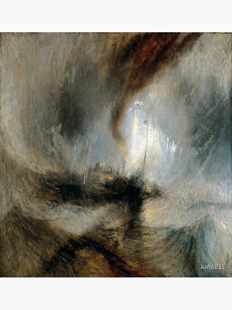 "James Mallord William Turner, Snow Storm – Steam Boat off a Harbour’s ...