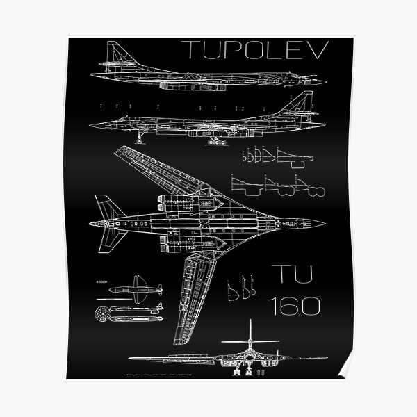 "Tu-160 Blackjack Belyy Lebed Bomber Russian Military Aircraft #2261 ...