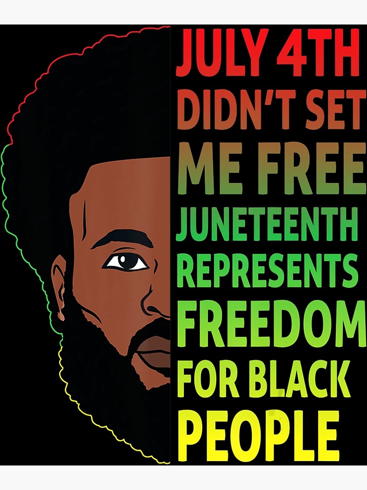 "Mens Juneteenth Black King African American Freedom Men " Poster for ...