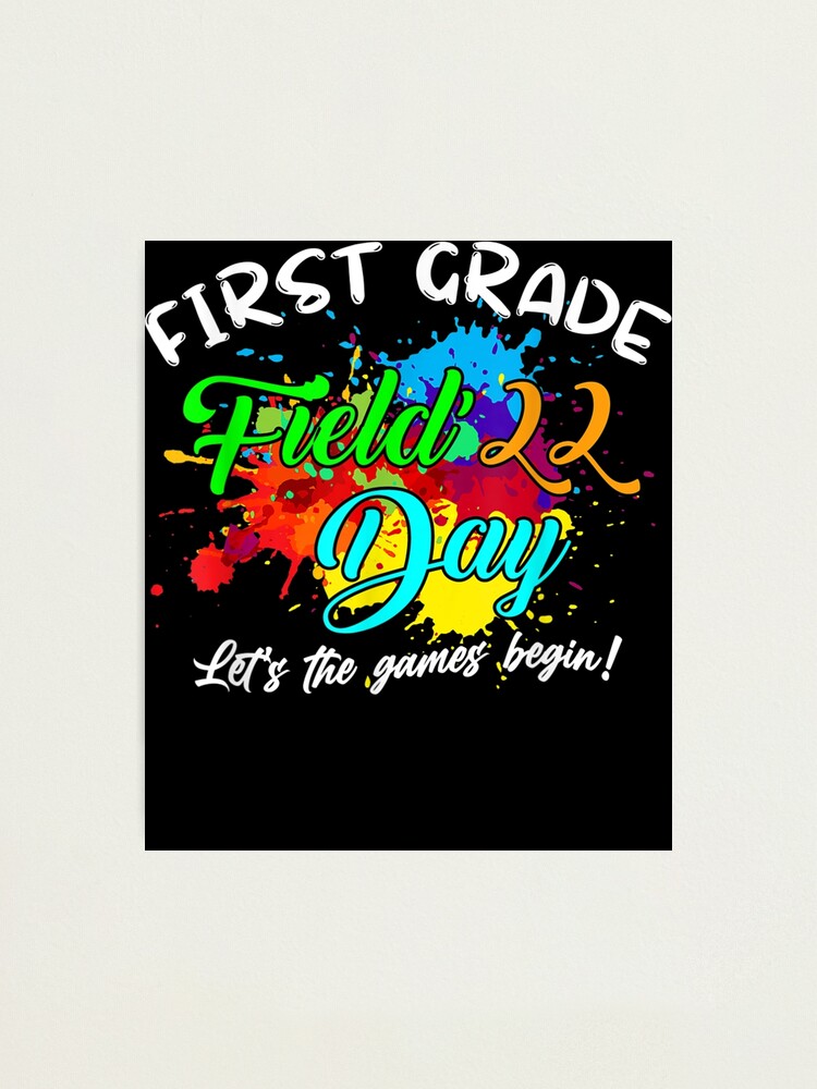 Lámina fotográfica «Field Day 2022 Primer grado Que comiencen los ...