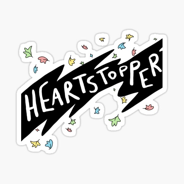 "Heartstopper (title) " Sticker for Sale by kailanjadeart | Redbubble