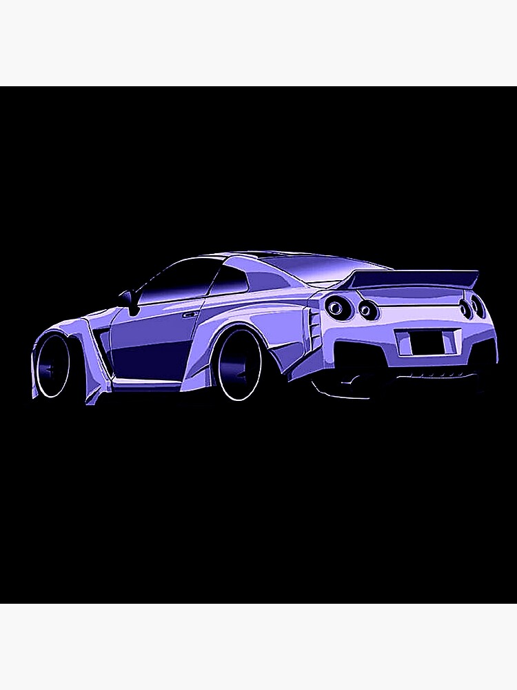 "An animated r35 - Nissan GTR" Photographic Print for Sale by ...