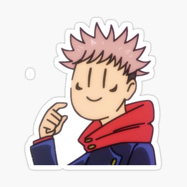 "Itadori Yuji funny" Sticker for Sale by HDR-design | Redbubble
