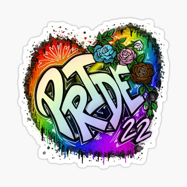 "Pride '22" Sticker for Sale by TraDigiArt | Redbubble