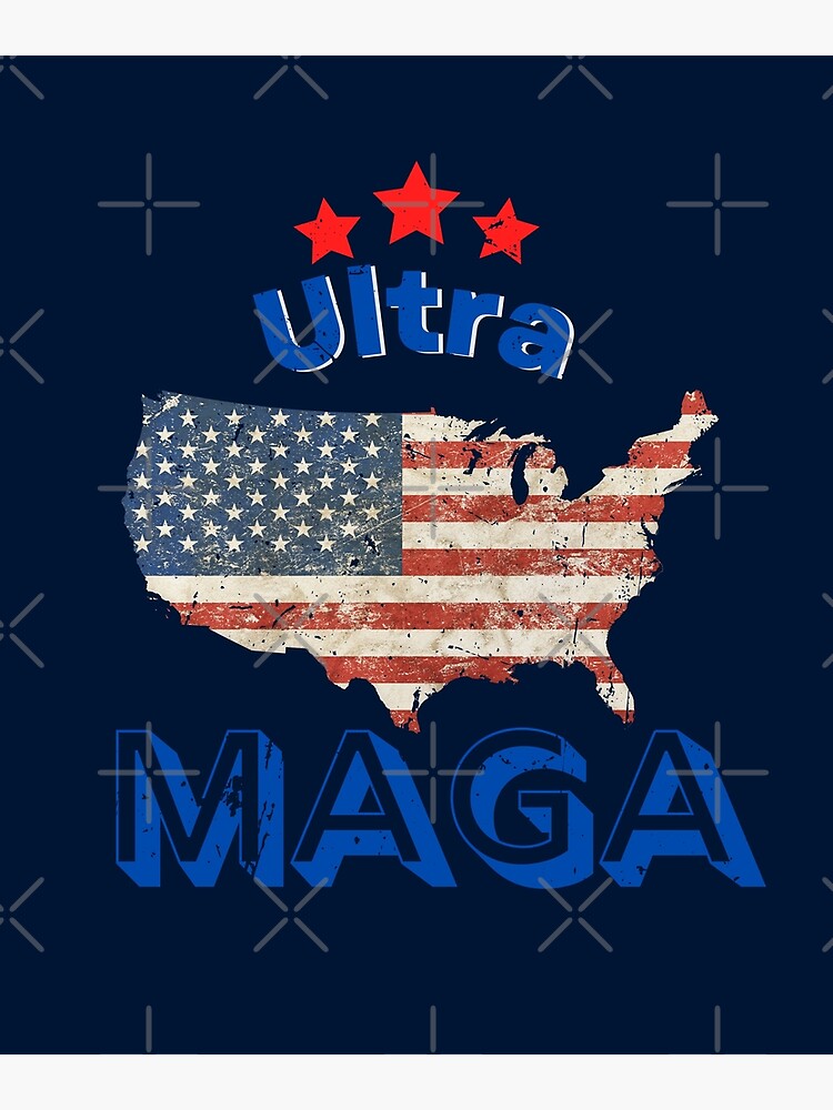 "Ultra Maga " Poster for Sale by AmmarSherJaan | Redbubble