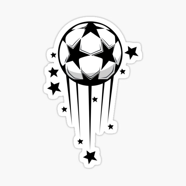 "Football " Sticker for Sale by CoolArtByMboya | Redbubble