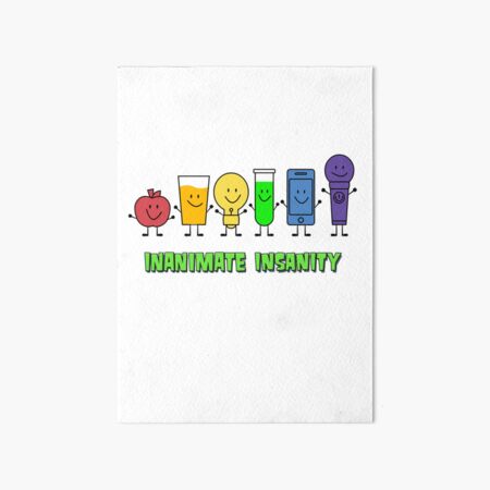 "Inanimate Insanity Pride Design" Art Board Print by Proper-North ...