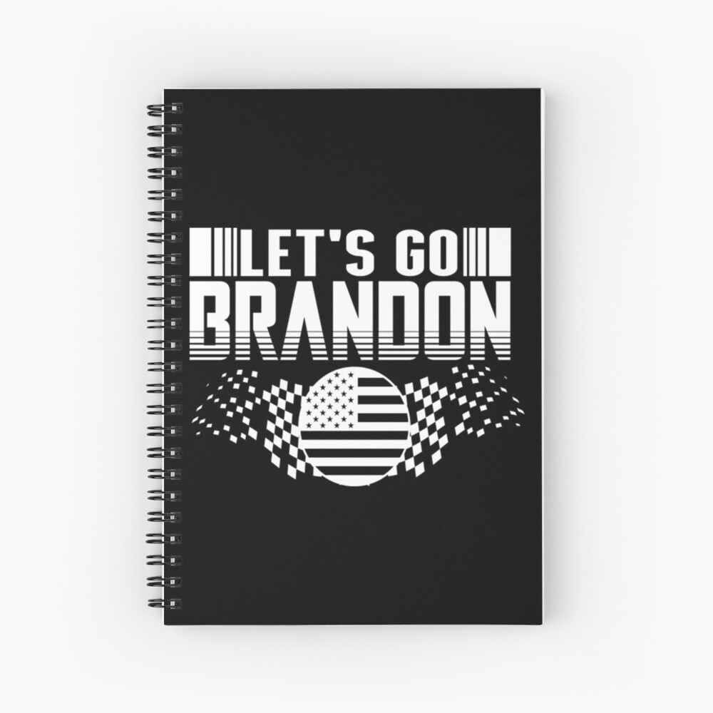 "Lets Go Brandon Meme" Spiral Notebook for Sale by Reploglek | Redbubble