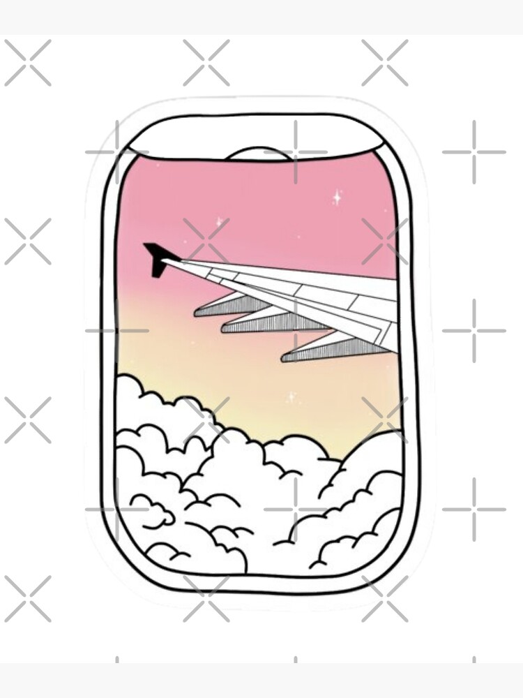 "Airplane Window" Poster for Sale by Napass-nt | Redbubble