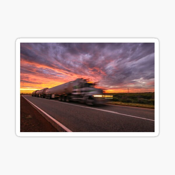 "Outback Road Train" Sticker by jmimages | Redbubble