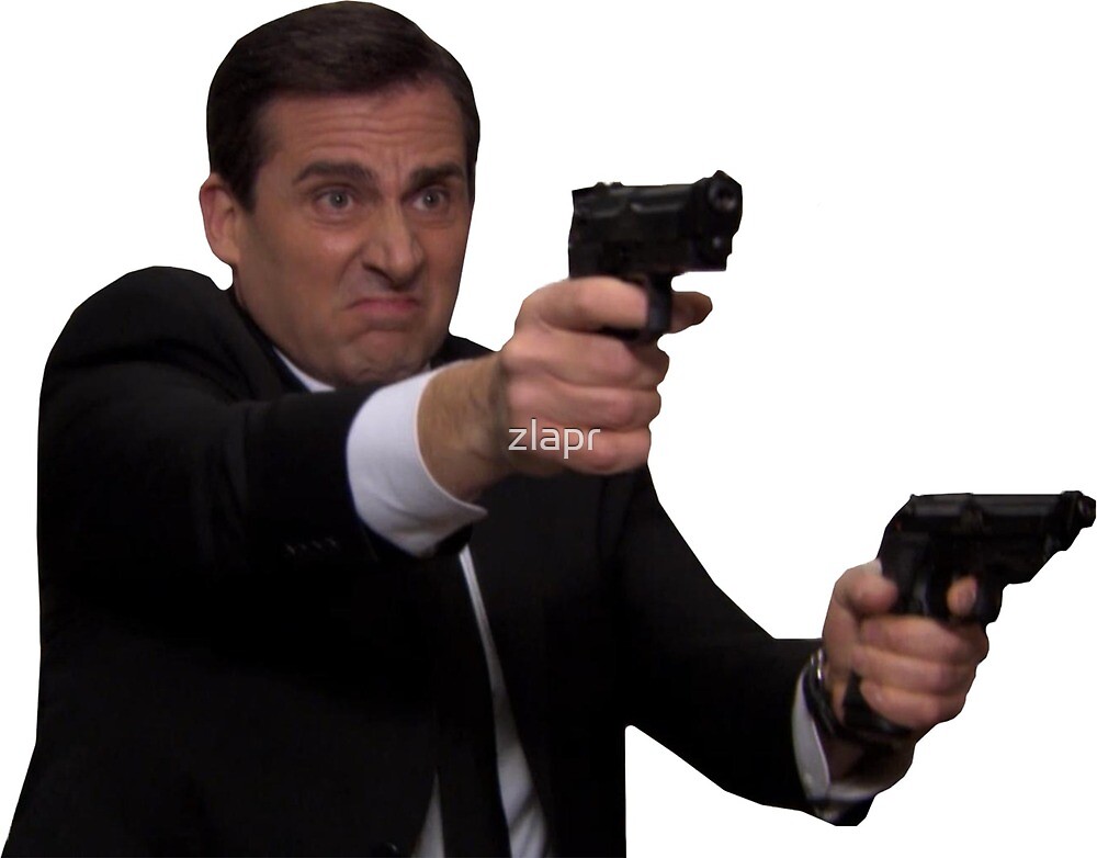"Michael Scott - Michael Scarn Double Agent " by zlapr | Redbubble