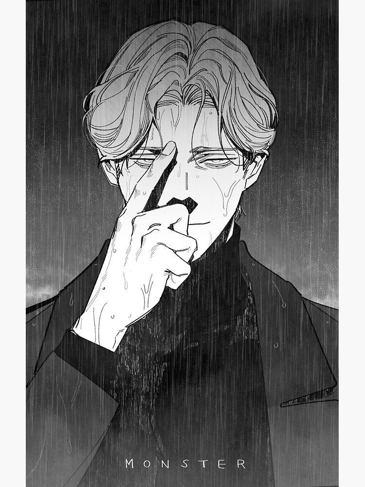 "Johan Liebert-Monster" Sticker for Sale by Stjepan-DarkArt | Redbubble