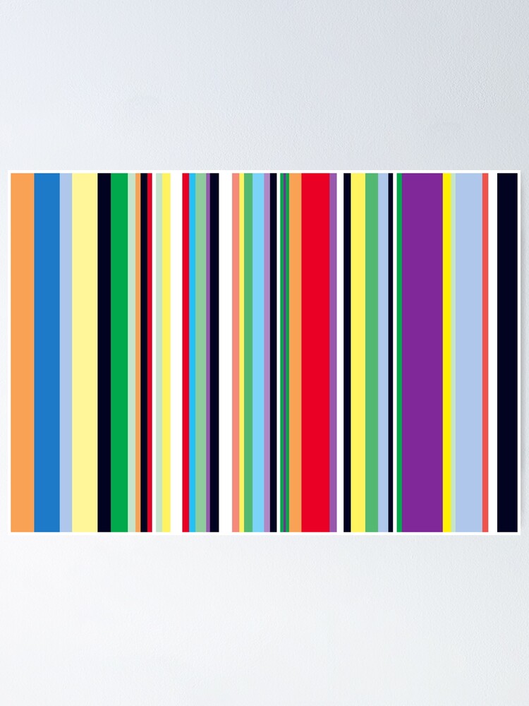 "Colour coded" Poster by rheyes | Redbubble