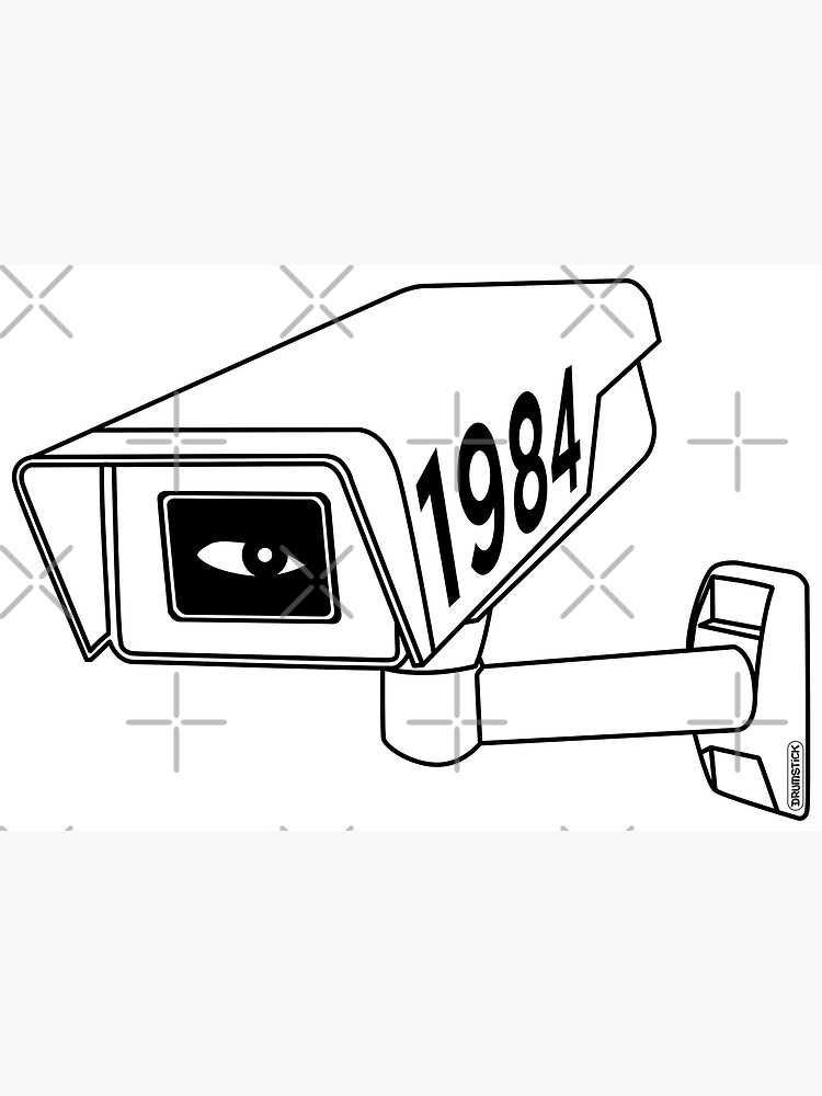 "CCTV - George Orwell 1984" Art Print by thedrumstick | Redbubble