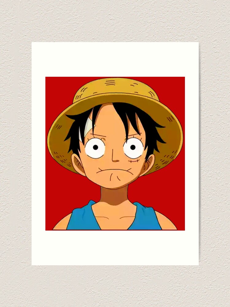 "Monkey D Luffy-One Piece" Art Print for Sale by ImaeBlock | Redbubble