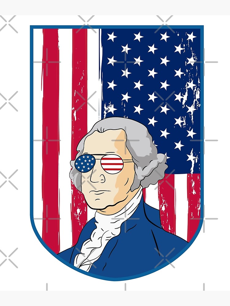 "George Washington Patriotic 4th of July 2022" Art Print for Sale by ...