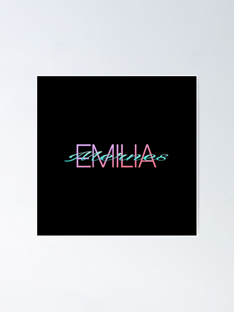 "Emilia mernes merch" Poster for Sale by tstoesselno | Redbubble