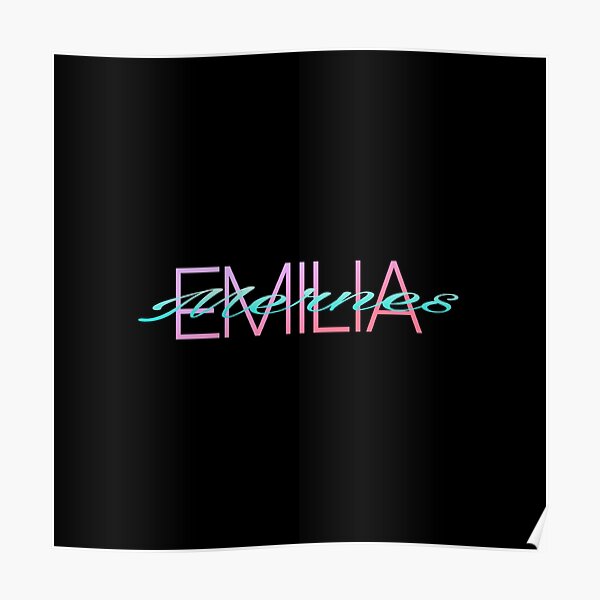 "Emilia mernes merch" Poster for Sale by tstoesselno | Redbubble