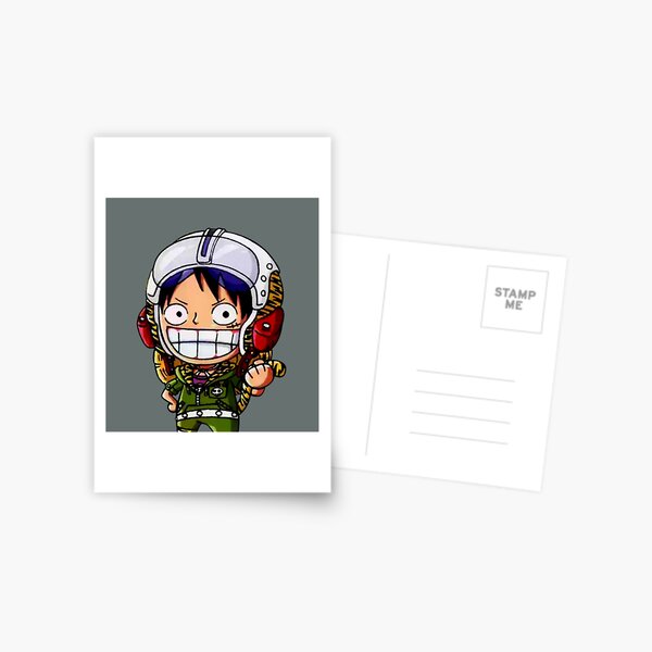 "Monkey D Luffy-One Piece " Postcard by BerMosciski | Redbubble
