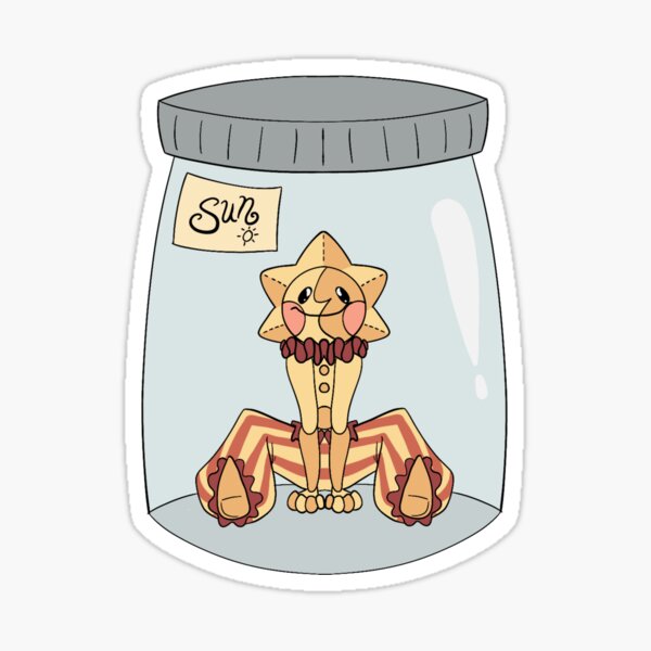 "Sun in a jar" Sticker by Emonightmarev | Redbubble