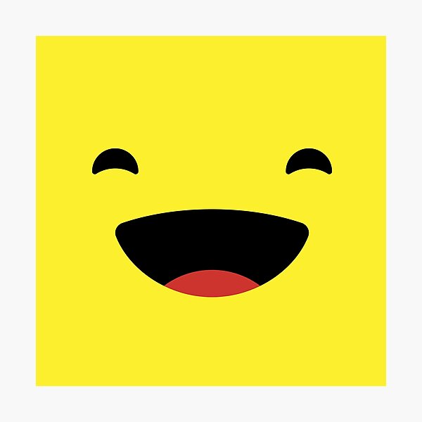 Lámina fotográfica «Reírse en voz alta Emoji / Smiley» de quarantine81 ...