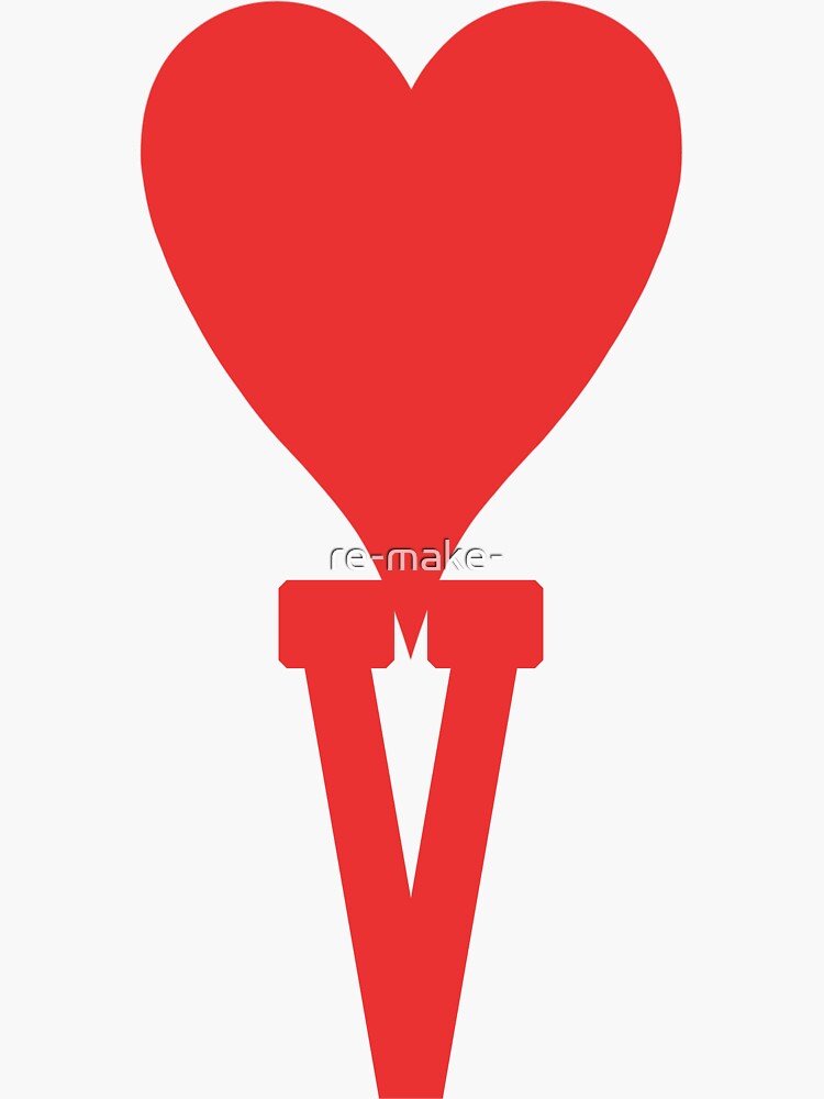 Pegatina «personalizar V Nombre Amor Corazón Imprimir, Sudadera con ...