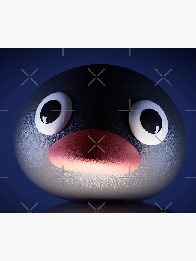 "3D Pingu Meme" Sticker for Sale by fredlaxer | Redbubble
