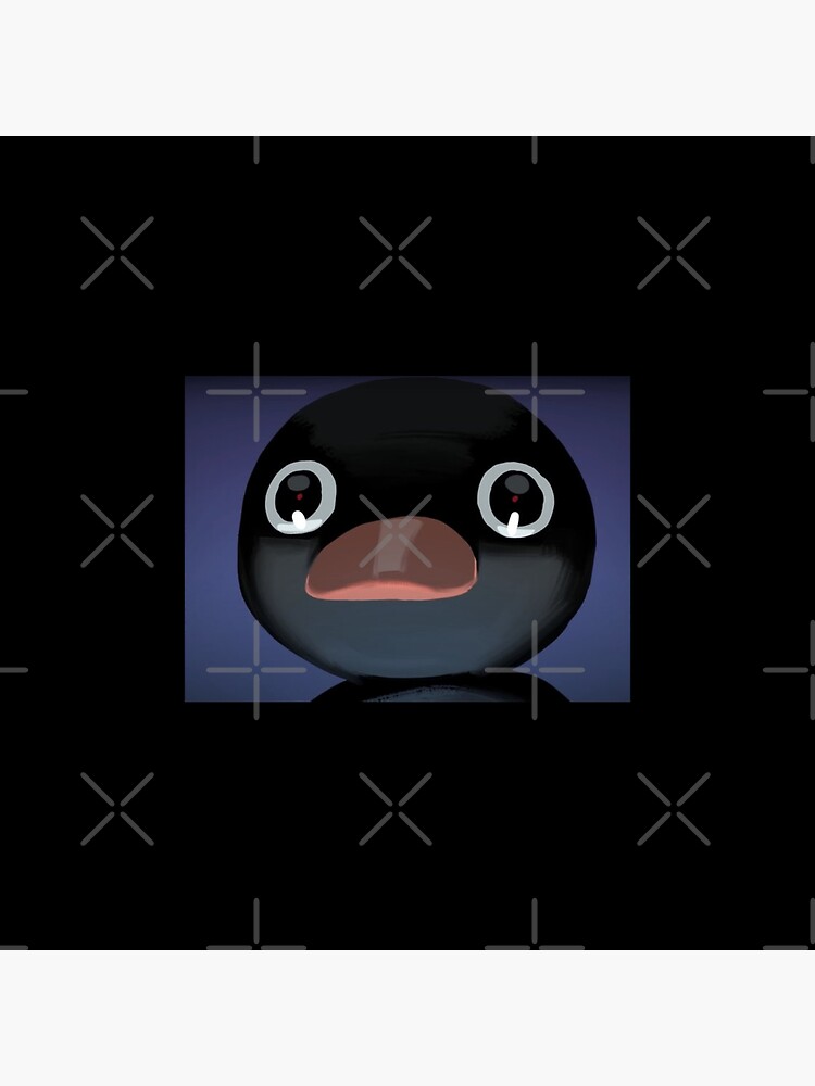 " Terrified Pingu Meme" Art Print for Sale by fredlaxer | Redbubble