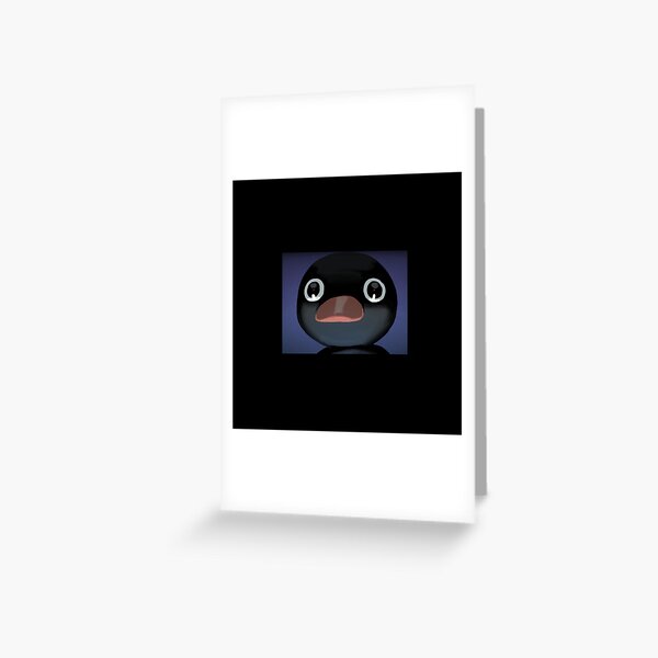 " Terrified Pingu Meme" Greeting Card by fredlaxer | Redbubble