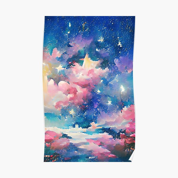 "Starry Sky" Poster for Sale by Arkneer | Redbubble