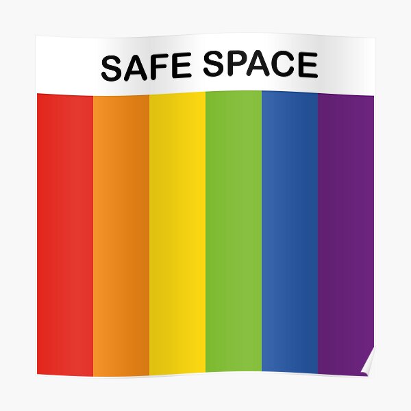 "Pride Allyship - LGBTQ Safe Space" Poster for Sale by IdeasForArtists ...